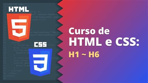 Curso De Html E Css 6 H1 ~ H6 Youtube