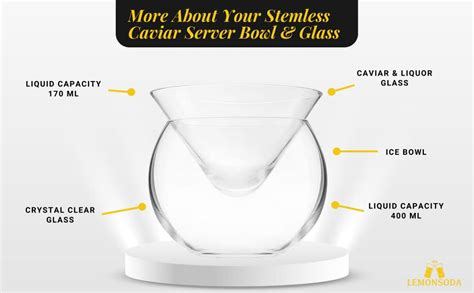 Lemonsoda Stemless Martini Glasses With Chiller Elegant