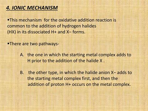 Oxidative Addition Ppt
