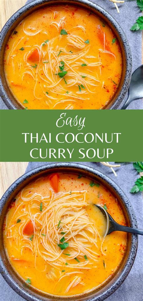 Thai Coconut Curry Soup Fed By Sab