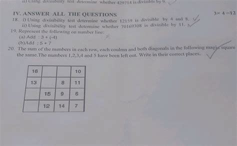 Ii Using Divisibility Test Determine Whether StudyX