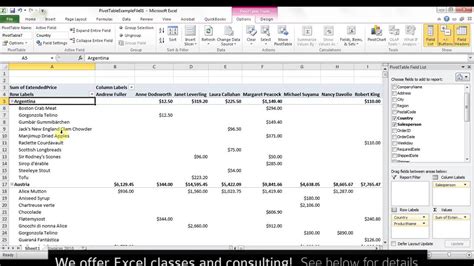 Introduction To Microsoft Excel PivotTables Part 2 Of 4 By The
