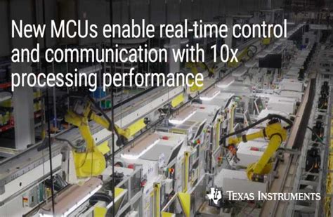 New Microcontrollers To Enable Real Time Control Analytics And Networking With 10x Processing
