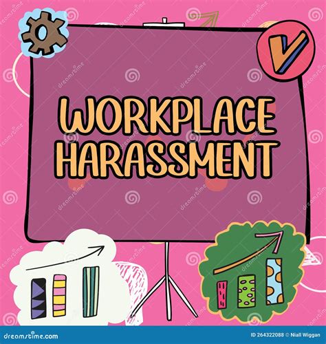 Text Sign Showing Workplace Harassment Business Idea Different Race