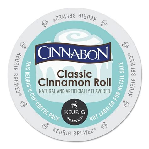 Cinnabon Classic Cinnamon Roll Single Serve Keurig K Cup Pods