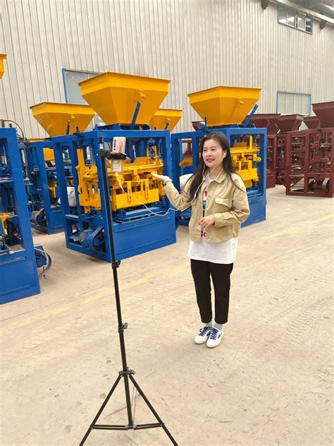 Qt4 15 Maquina De Bloques De Cemento Concrete Block Machine De Brique