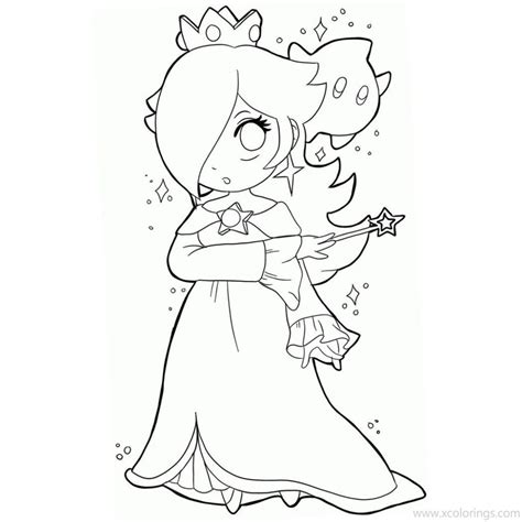 Rosalina Luma Coloring Pages Coloring Pages