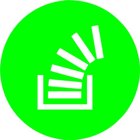 Lime Stackoverflow 4 Icon Free Lime Site Logo Icons