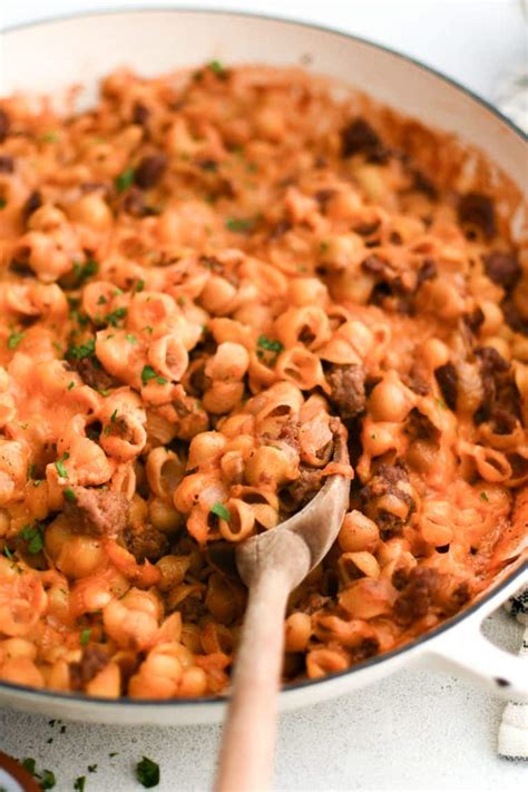 Cheesy Sloppy Joe Casserole Recipe The Forked Spoon