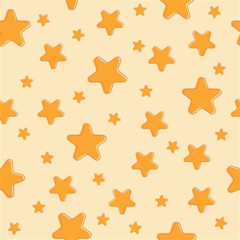 かわいい星シームレスパターン プレミアムベクター