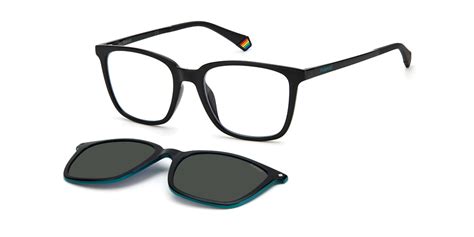 Óculos De Grau Masculino Polaroid Pld 6136cs Com Clipon Óticas