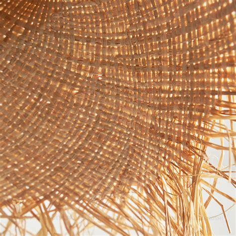 Rattan Straw Hat Pendant Light Vakkerlight