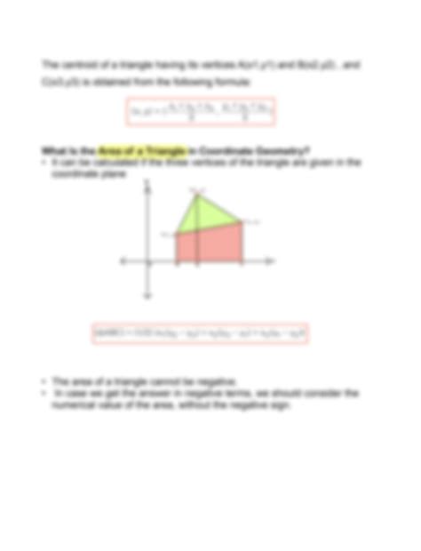 SOLUTION COORDINATE Geometry OLEVEL Latest Notes And SOLVED PAST PAPER QUESTIONS Studypool