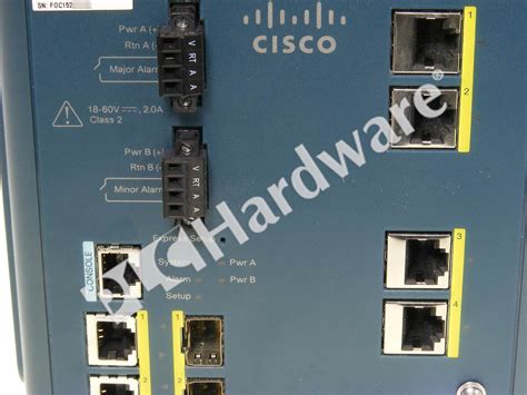 PLC Hardware Cisco IE 3000 4TC Surplus Open Pre Owned