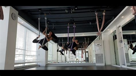 Flyingyoga 에어리얼요가 레벨1수업시퀀스 플라잉요가 Youtube