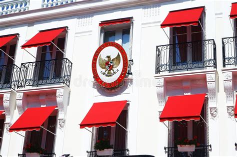 Embassy Of The Republic Of Indonesia Editorial Stock Image Image Of