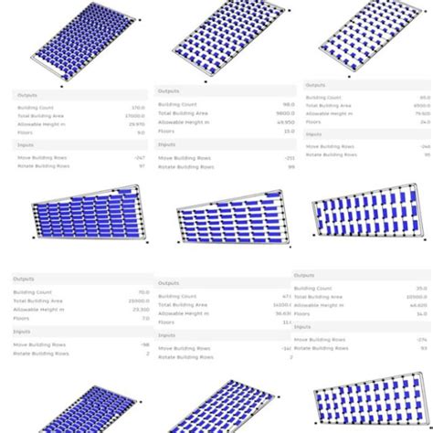 Building Arrays Created In Dynamo Figure 9 Optimization Results Of