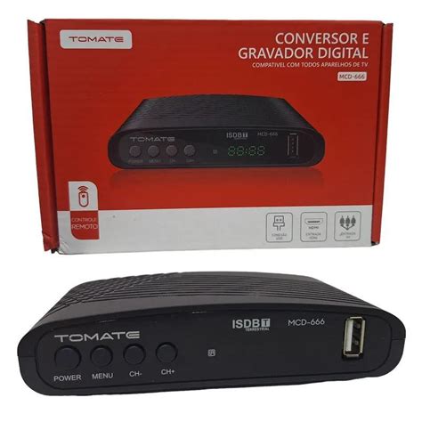 Conversor E Gravador Digital Para TVs Antigas MCD 666 Shopee Brasil