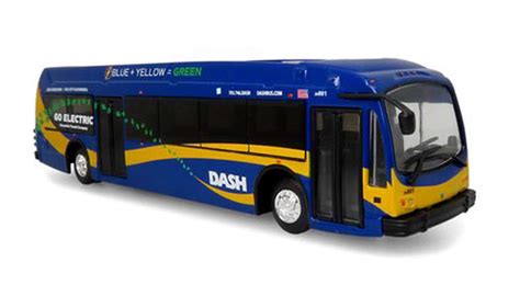 1 87 Proterra Zx5 Electric Transit Bus Alexandria Transit Co Dash Bus And Transit Diecast