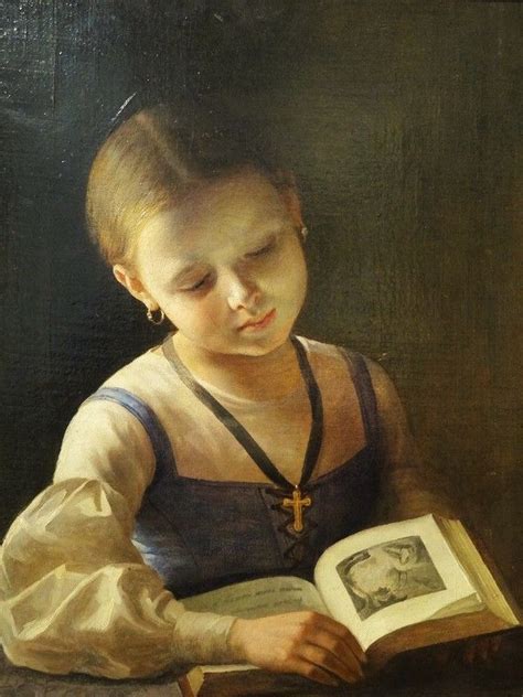 Неизвестный художник первой половины Xix в Девочка с книгой 1830