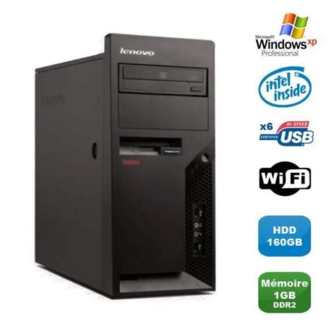 Pc Ibm Lenovo Thinkcentre M E Cto Pentium D Ghz Go Go Wifi Xp Pro Cdiscount