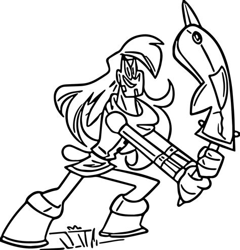 Prohyas Warrior Mighty Magisword Coloring Page