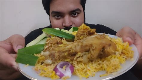 Asmr Eating Spicy Chicken Biryani 🤤😋🍗 Eating Sounds Mukbang Youtube