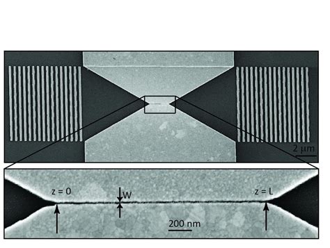 Sem Image Of The Device [image] Eurekalert Science News Releases