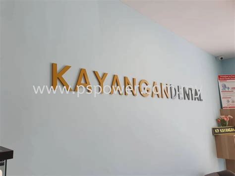 3d Laser Cut Signage Acrylic Lettering Spray Paint Selangor Malaysia