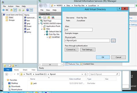 a blog to a system admin s passion create ftp with local user isolation in gui method