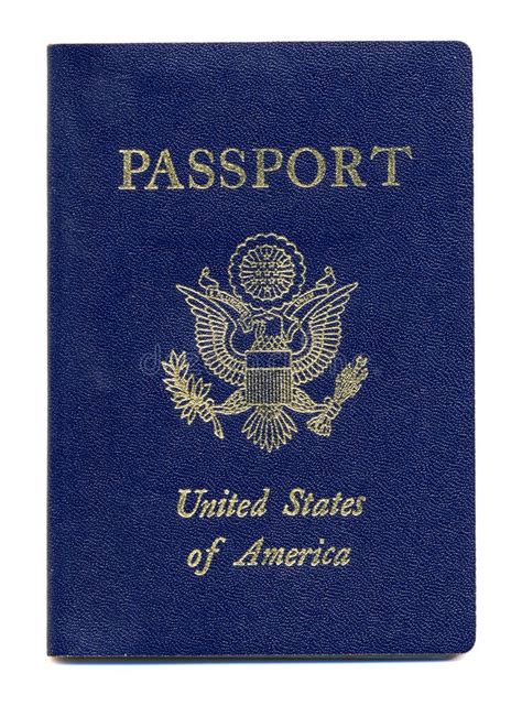 American Or United States Passport Stock Image Image Of Identity
