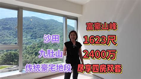 沙田九肚山傳統豪宅地段，2400萬1623呎盡享四房雙套富豪山峯daisy分享香港房子豪宅一手新樓大平層 Youtube