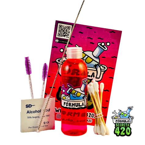 Kit De Limpieza Cherry Bong Y Pipas 100 Ml → Fórmula Secreta 420