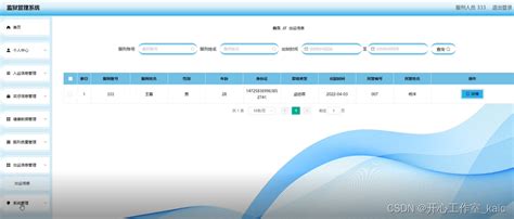 基于springboot的监狱管理系统的设计与实现论文源码kaic Csdn博客