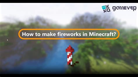 How To Make Fireworks In Minecraft Step By Step Guide YouTube