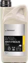 RENAULT Антифриз Glaceol RX type D -70°C концентрат зеленый 1л ...
