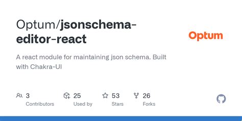 Github Optumjsonschema Editor React A React Module For Maintaining