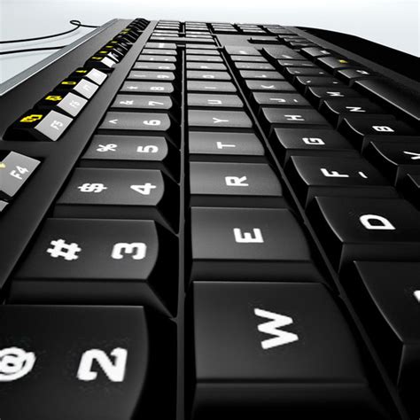 Logitech Illuminated Keyboard 3d C4d