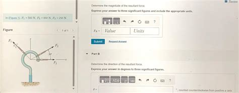 Solved Determine The Magnitude Of The Resultant Chegg Com