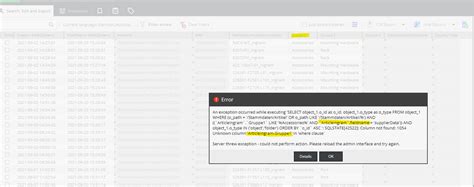 Bug Batch Edit All Raises Exception With Active Filters And Object