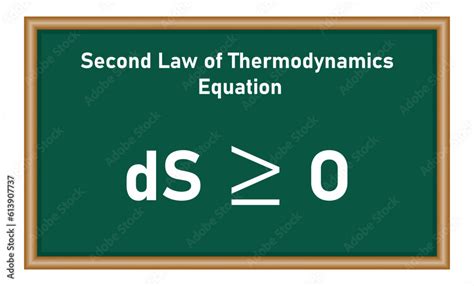 Second Law Of Thermodynamics Equation Change In Entropy Greater Than