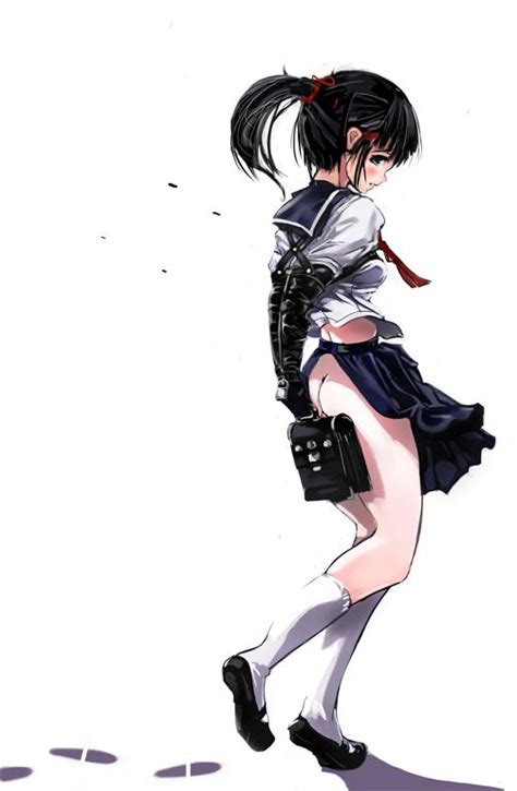 The Big Imageboard Tbib 1girl Armbinder Arms Behind Back Ass Bdsm