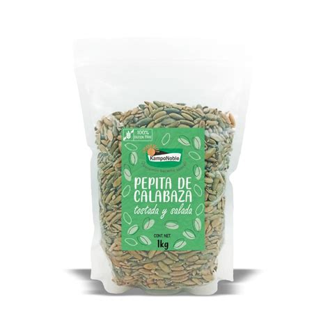 Pepita de Calabaza Sin Cáscara Kamponoble 900 gramos /Naturales y ...