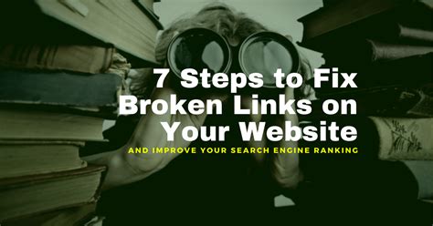 7 Steps To Fix Broken Links On Your Website Web4africa