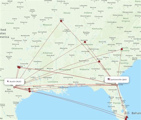 Flights From Jacksonville To Austin Jax To Aus Airlines And Best