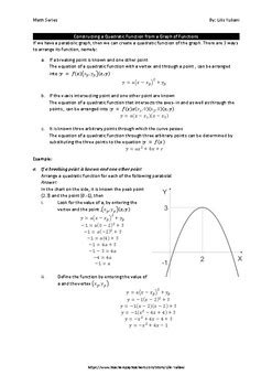 Quadratic Function By LILIS YULIANI TPT