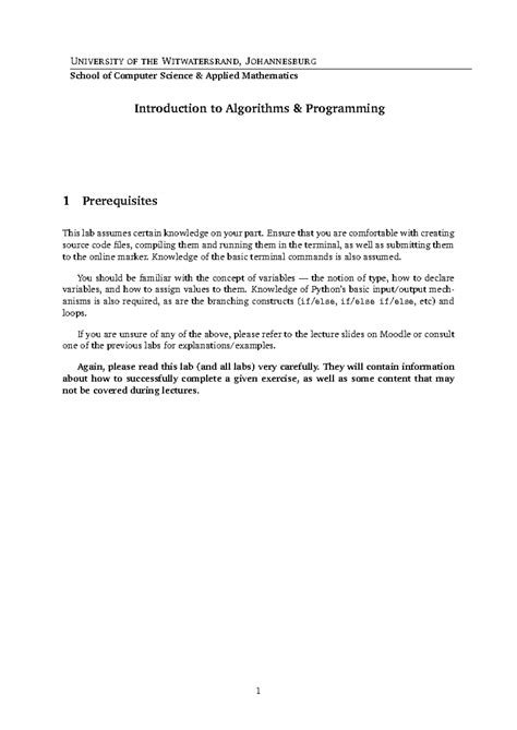 week5 scientific computing notes university of the witwatersrand