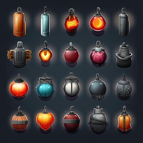 Premium Ai Image Hand Grenade Weapon Game Ai Generated Danger Object