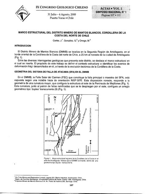 2000 Cortes Gonzalez Orrego Marco Estructural Del Distrito