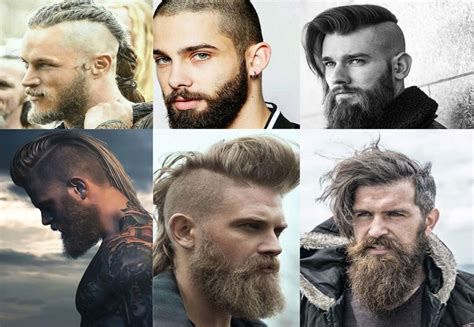 Viking Hairstyles Cool Viking Haircuts Ideas Men